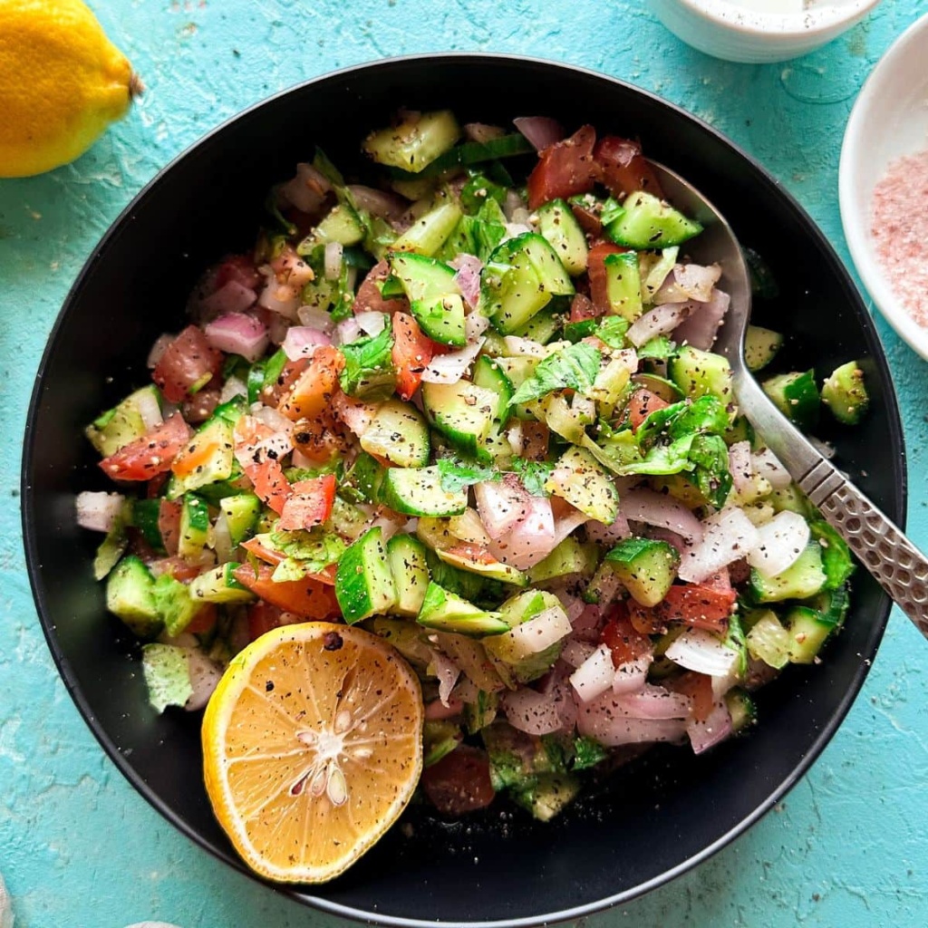 Simple Kachumber Salad Recipe – Pakistani Recipes
